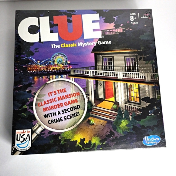 Hasbro | Games | Clue The Classic Mansion Murder Board Game With 2nd ...